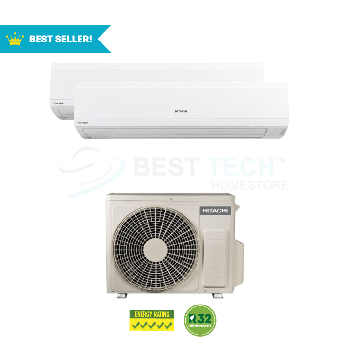 HITACHI System 2 FrostWash® Series - 9K BTU x2 (RAM-Z23C2MS/RAK-ZJ10CM ...
